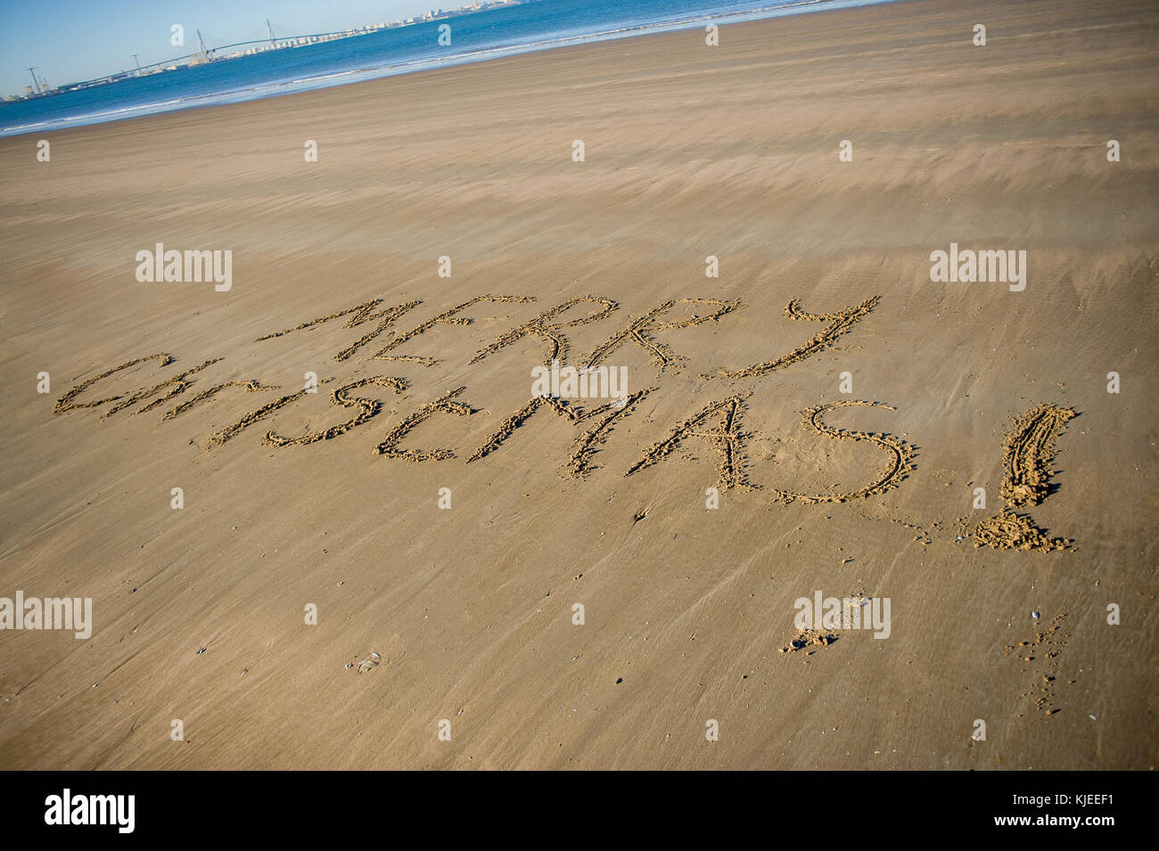 Joy written in sand on hi-res stock photography and images - Alamy