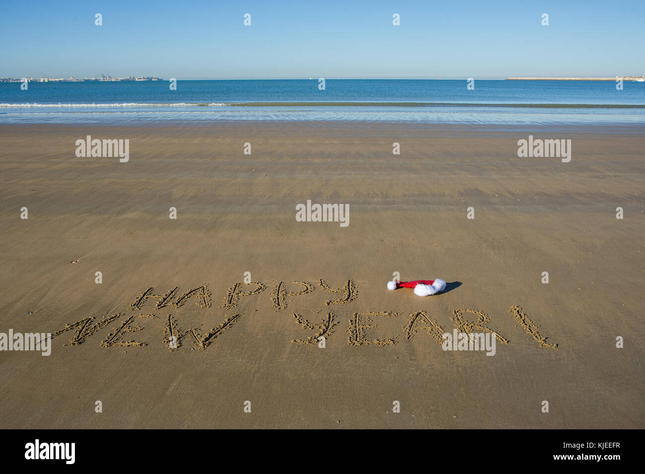 Joy written in sand on hi-res stock photography and images - Alamy