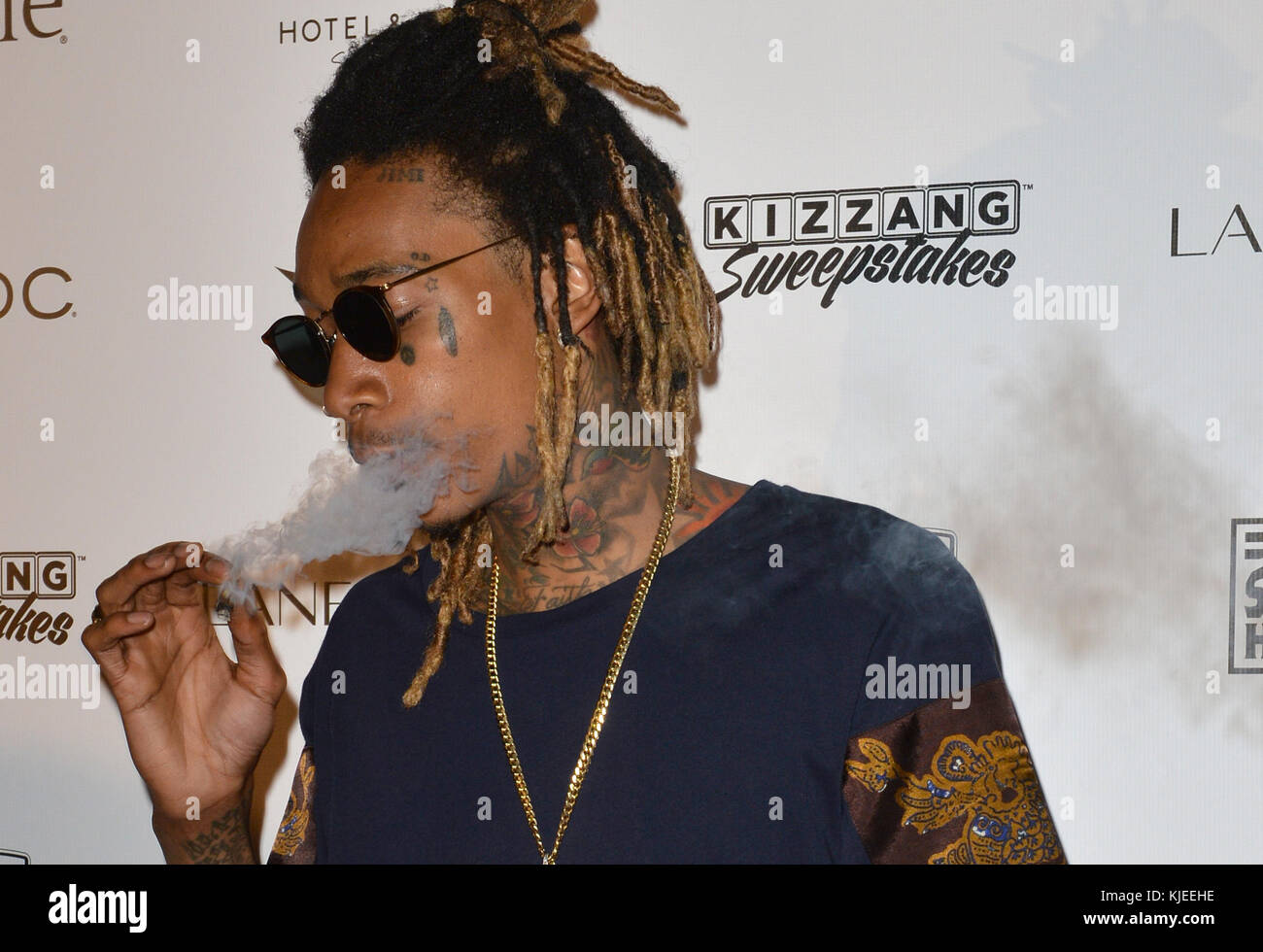 Wiz Khalifa Smoking Weed Photography