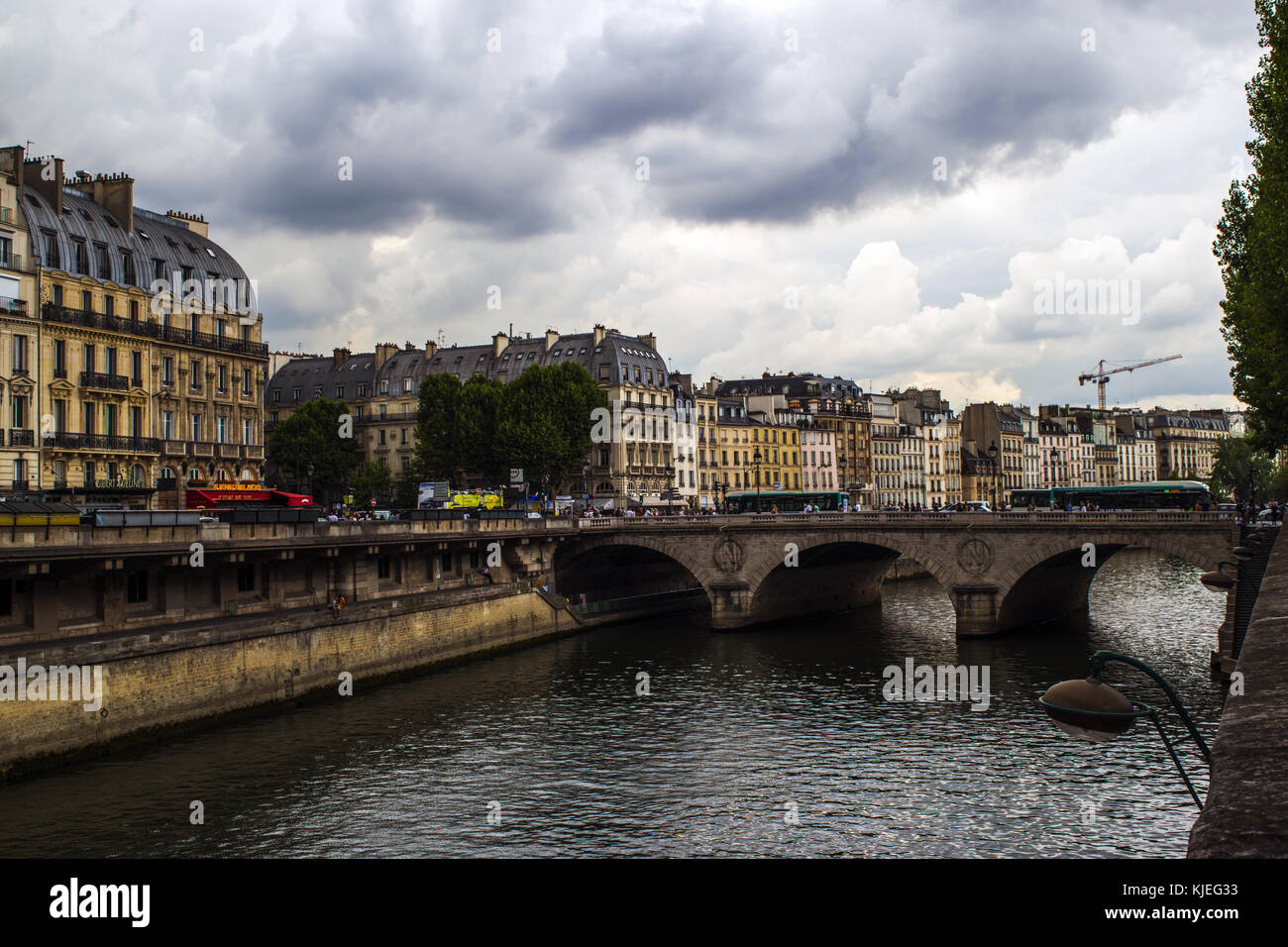 Paris central view Stock Photo - Alamy