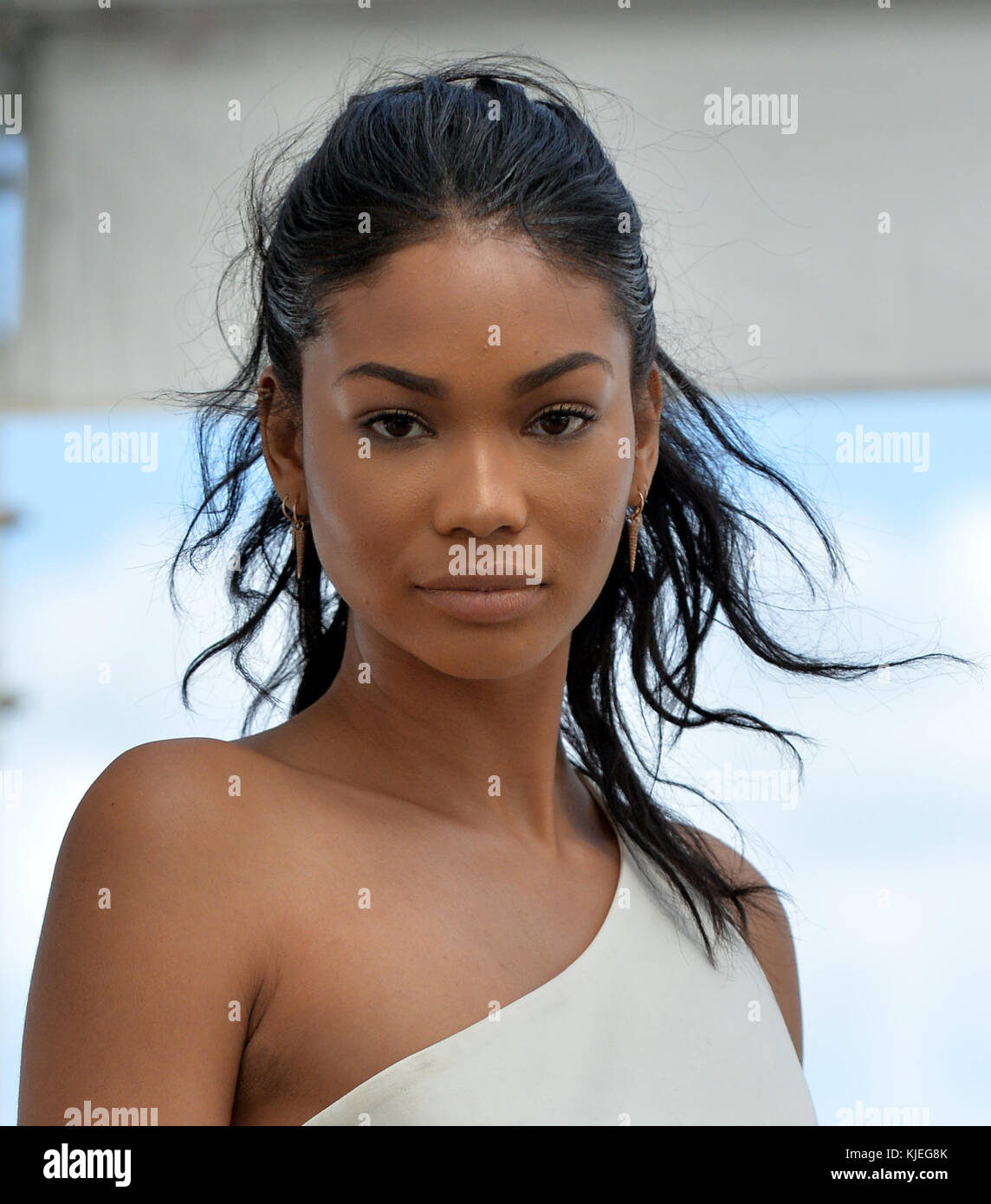 MIAMI, FLORIDA - FEBRUARY 18: (EXCLUSIVE COVERAGE) Chanel Iman Robinson ...