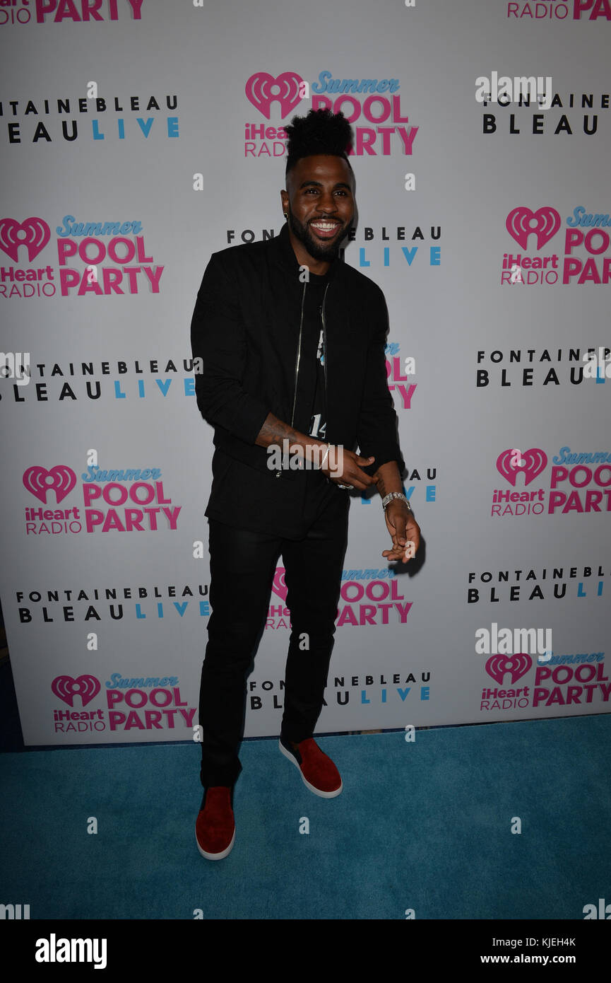 MIAMI BEACH, FL - MAY 21: Jason Derulo attends 2016 iHeartRadio Summer ...