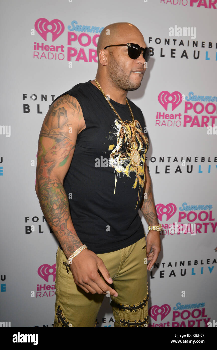 MIAMI BEACH, FL - MAY 21: Flo Rida attends 2016 iHeartRadio Summer Pool ...