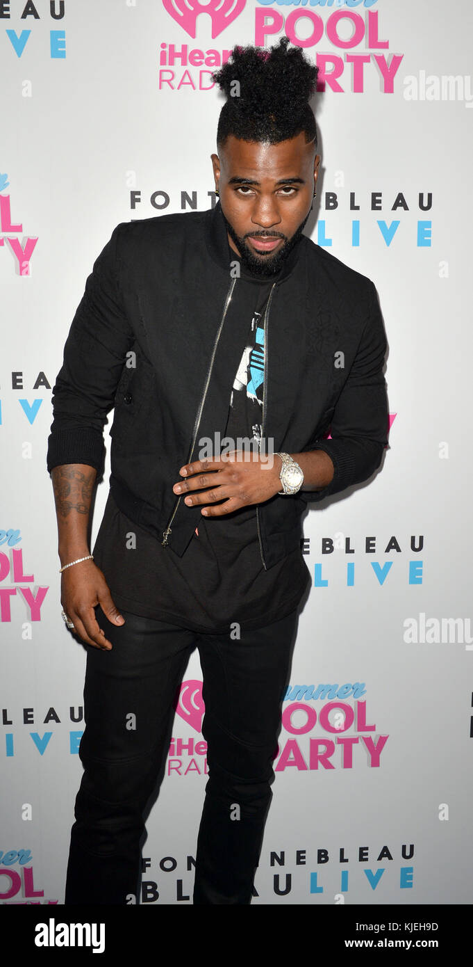 MIAMI BEACH, FL - MAY 21: Jason Derulo attends 2016 iHeartRadio Summer ...
