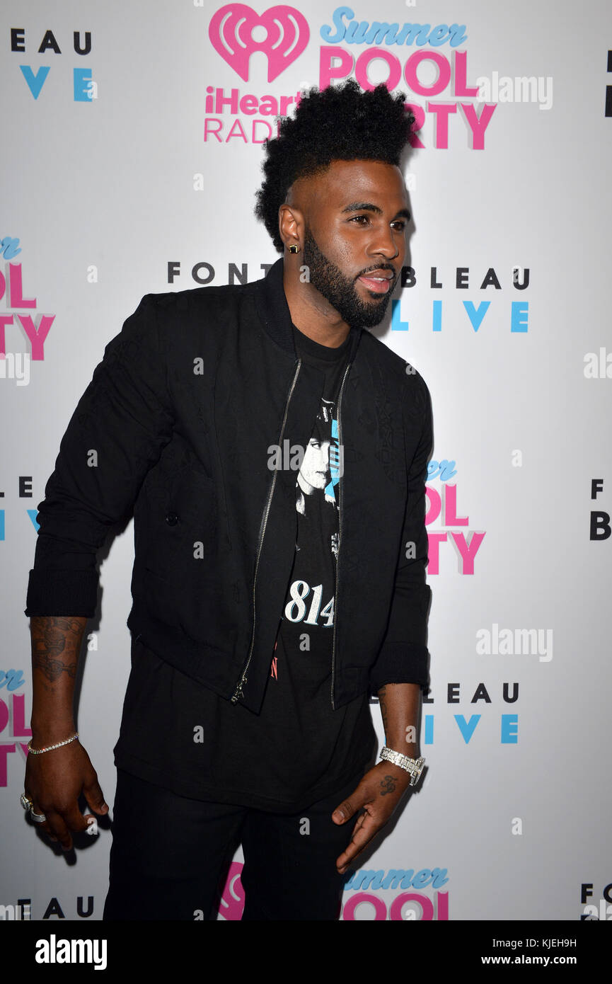 MIAMI BEACH, FL - MAY 21: Jason Derulo attends 2016 iHeartRadio Summer ...