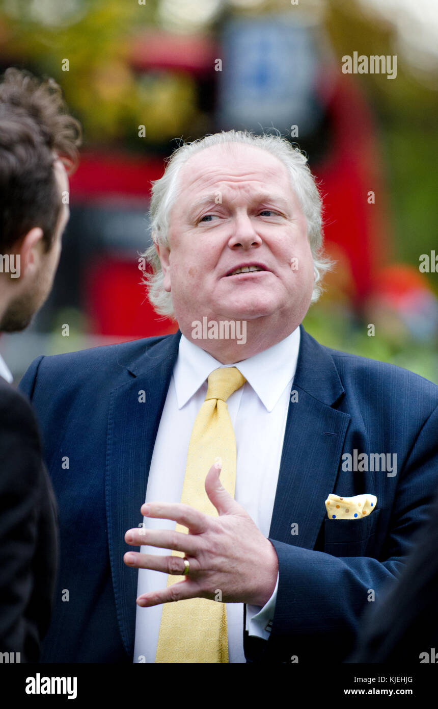 Digby Jones / Baron Jones of Birmingham on College Green, Westminster ...