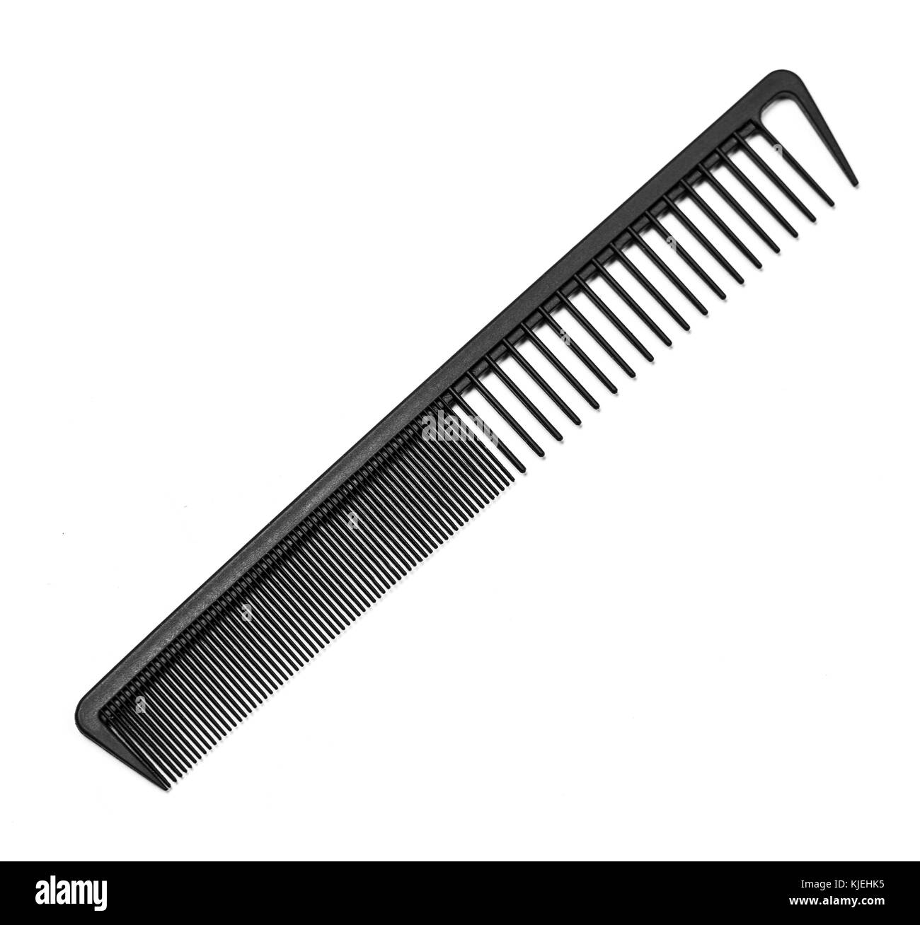 Black comb isolated on white background Stock Photo - Alamy