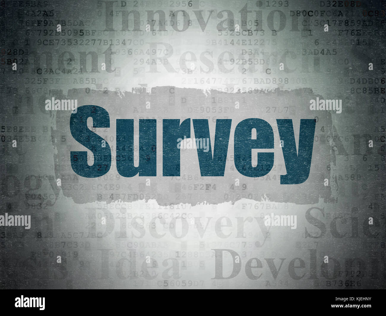 Science concept: Survey on Digital Data Paper background Stock Photo ...