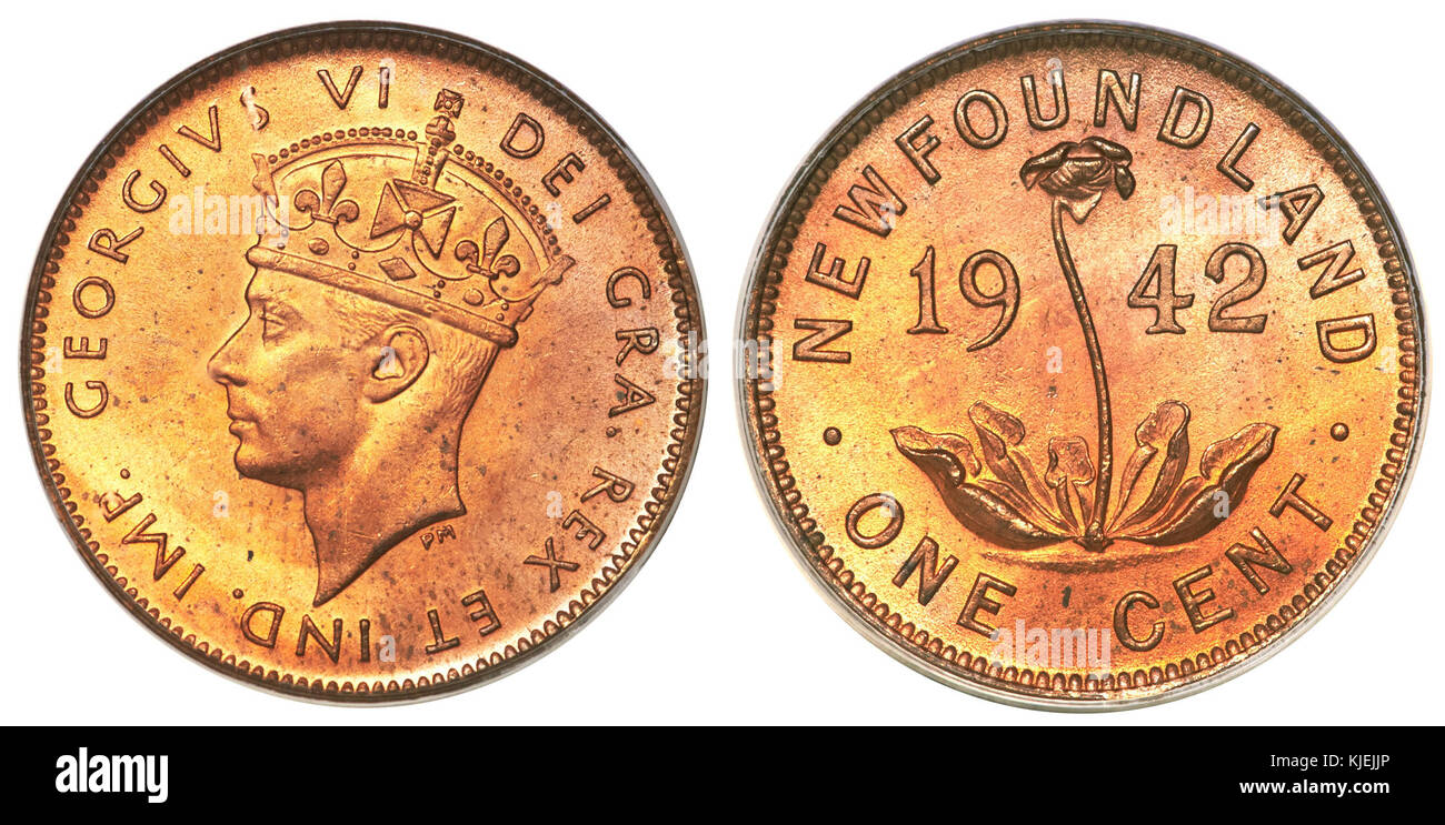 1 cent george vi hi-res stock photography and images - Alamy