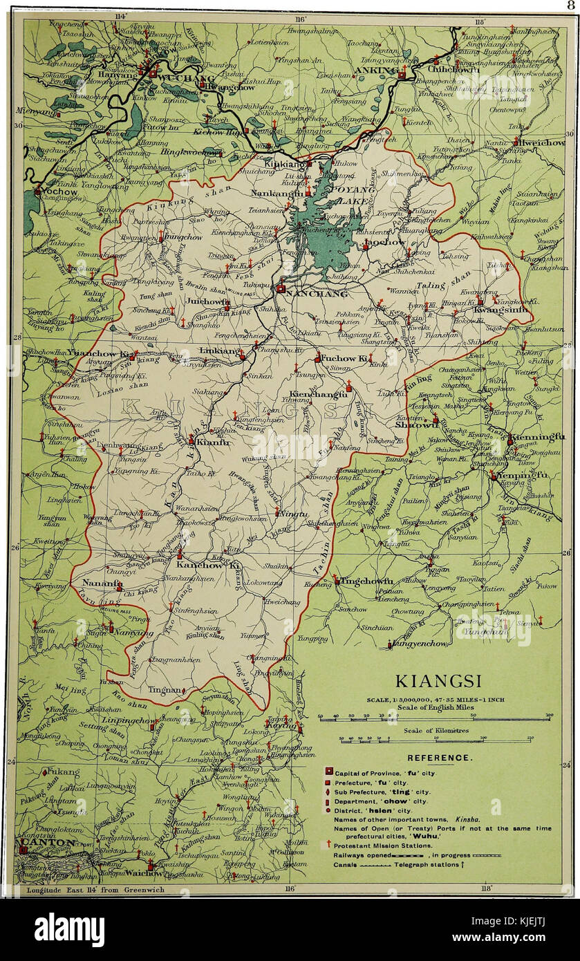 STANFORD(1917) p32 PLATE 8. KIANGSI (14783482962 Stock Photo - Alamy
