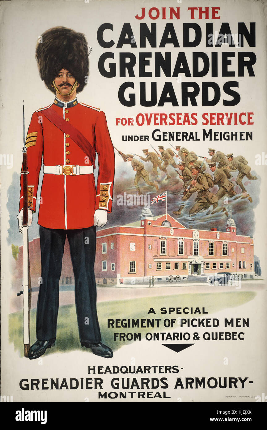 Join the Canadian Grenadier Guards for overseas service under General ...
