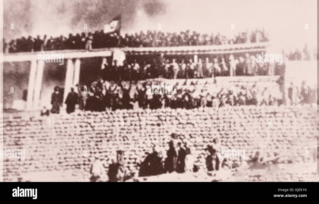 Repulic of Mahabad flag in Bukan Stock Photo - Alamy