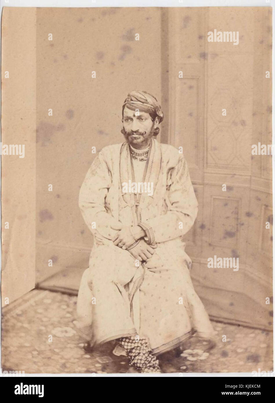 Sawai Ram Singh II, Maharaja of Jaipur Stock Photo - Alamy