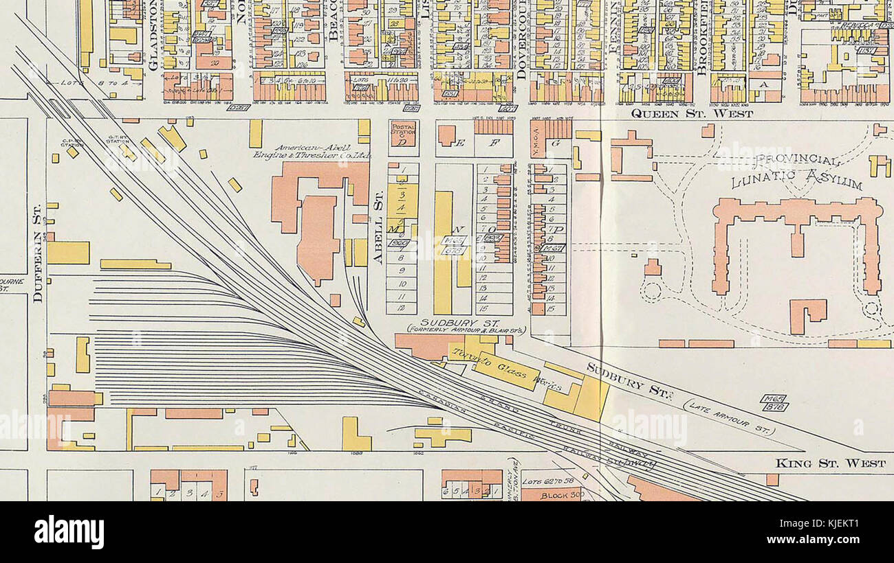 Parkdale top yard map hi-res stock photography and images - Alamy