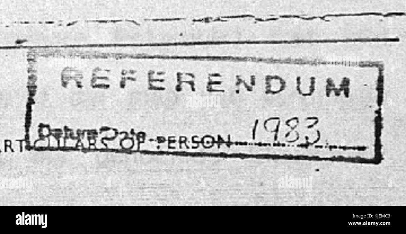 1983 document Black and White Stock Photos & Images - Alamy