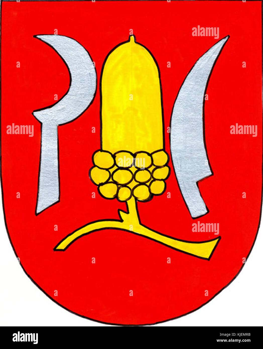 Coat of arms of Strachotin Stock Photo - Alamy