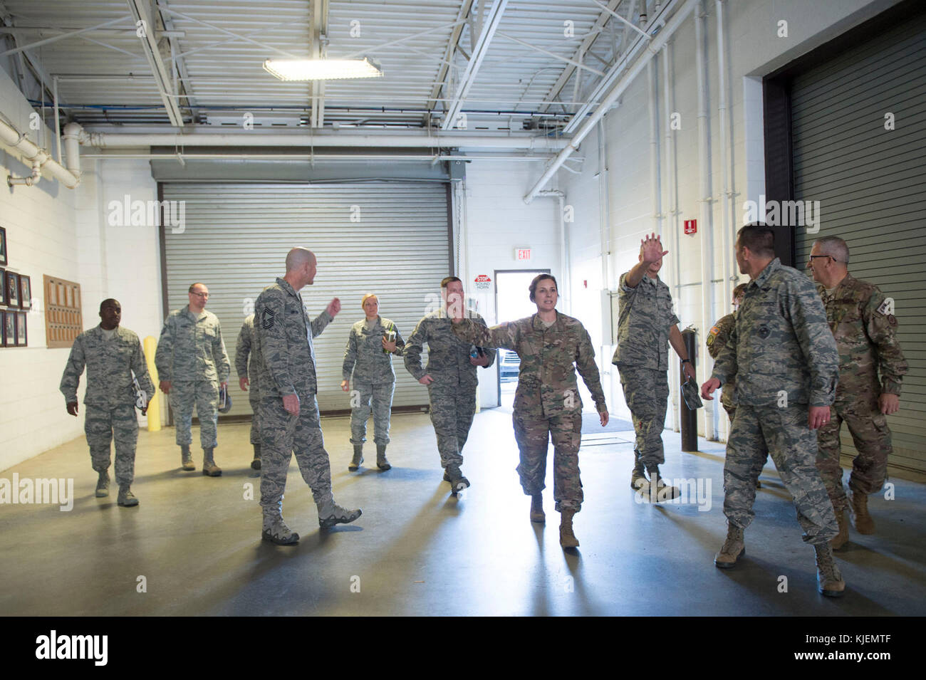 Col. Michael Day, Air Mobility Command A4T division chief, and Chief ...