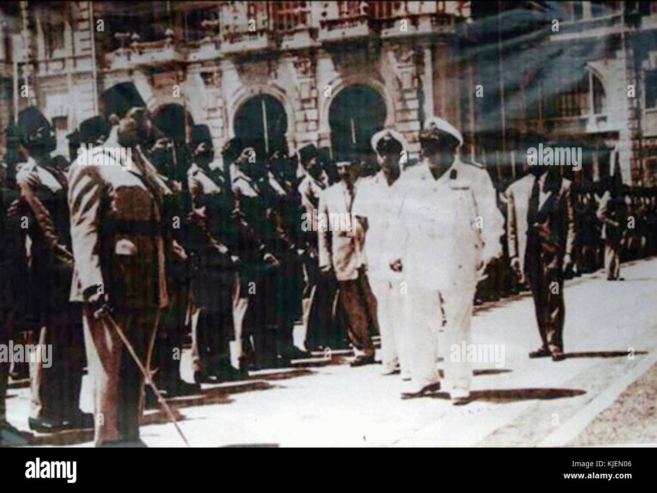 King Farouk departure in 1952 Stock Photo - Alamy