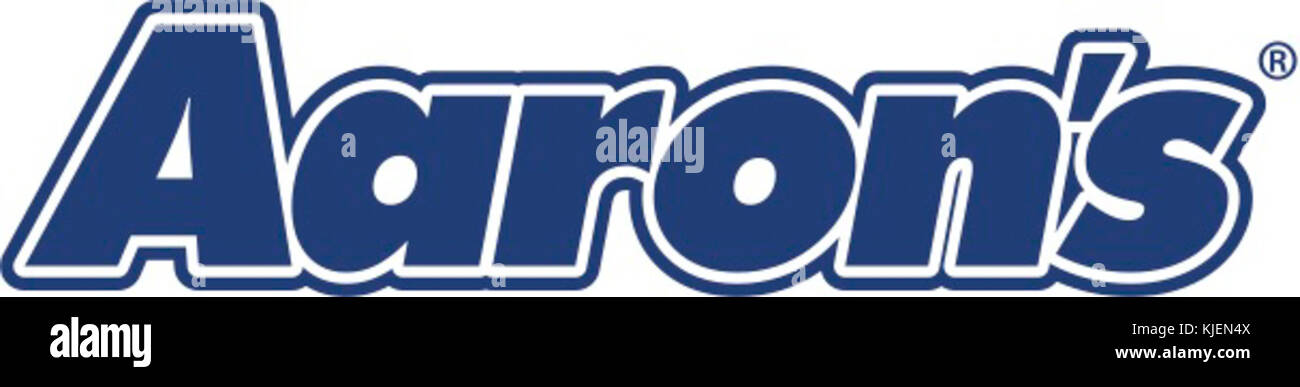 Aarons Logo Blue CMYK Stock Photo - Alamy