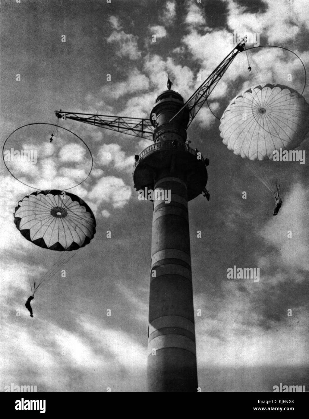 Parachute tower, Beijing Stock Photo - Alamy