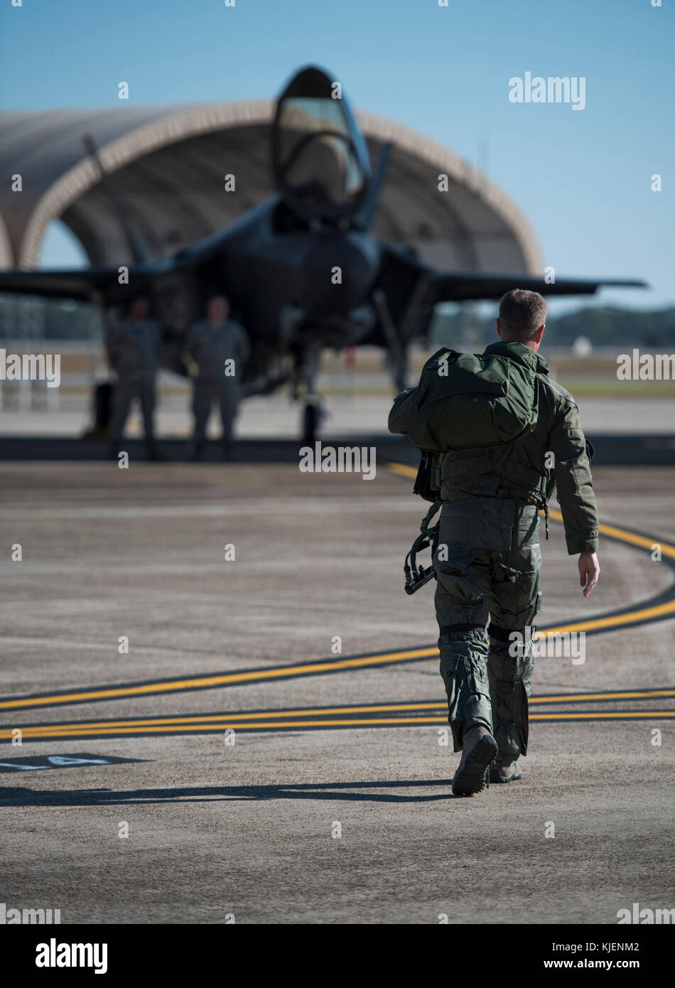 U.S. Air Force Lt. Col. Jared Santos, 513th Electronic Warfare Squadron ...