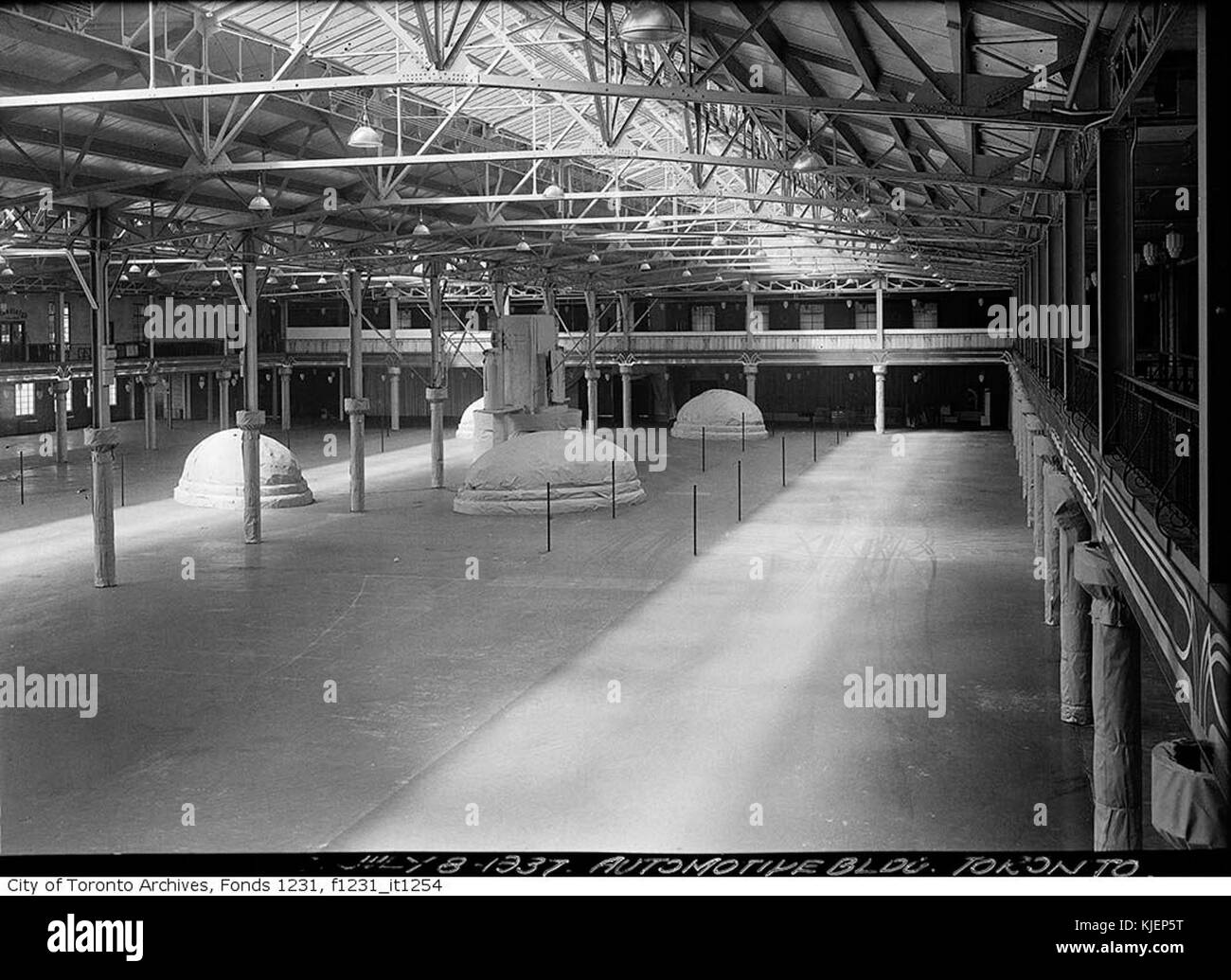 Automotive Building Interior 1937 Stock Photo - Alamy