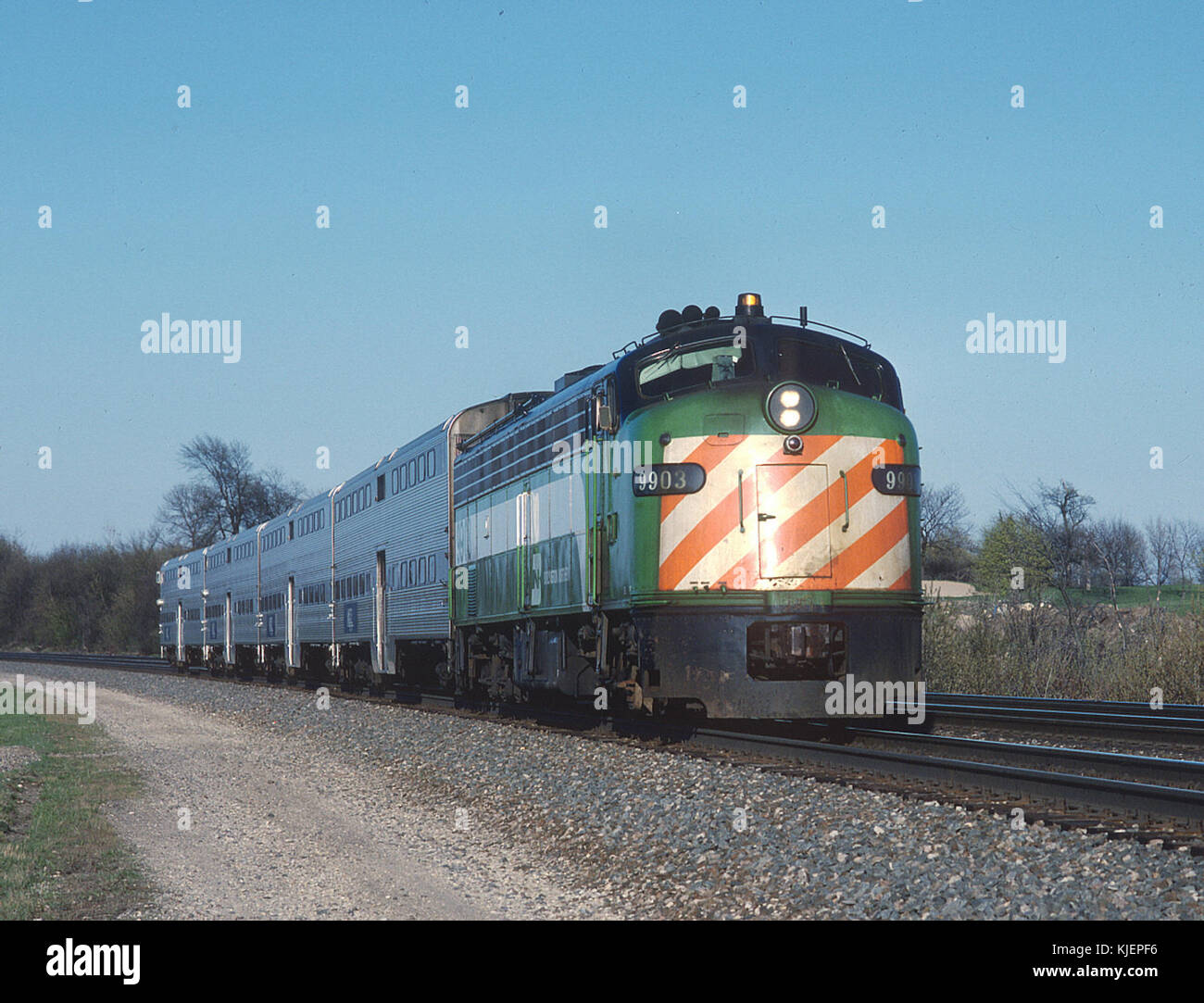 BN 9903 Naperville, IL on April 18, 1988 (21721850434 Stock Photo - Alamy