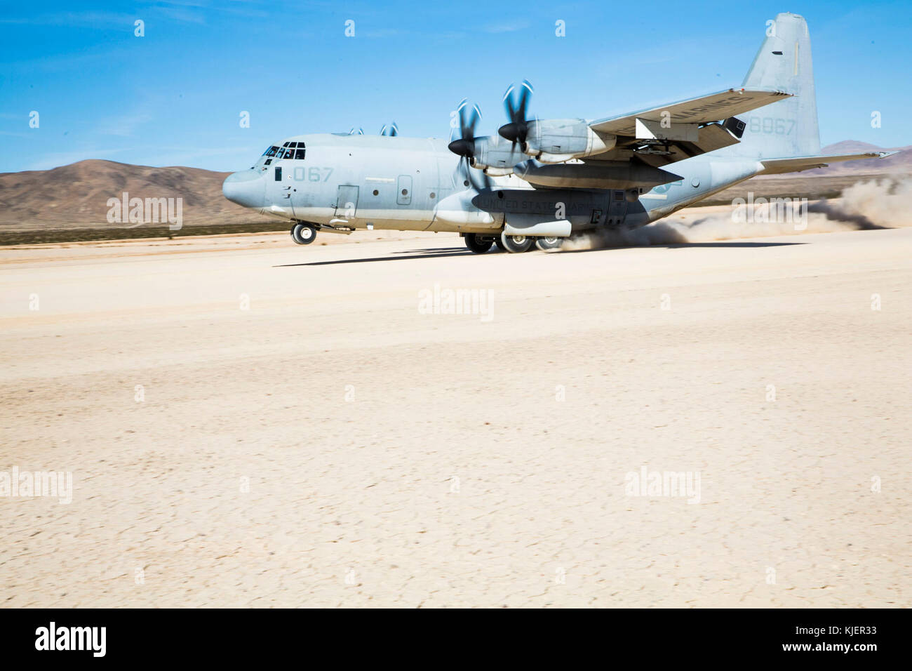 A KC-130J Super Hercules assigned to Marine Aerial Refueler Transport ...
