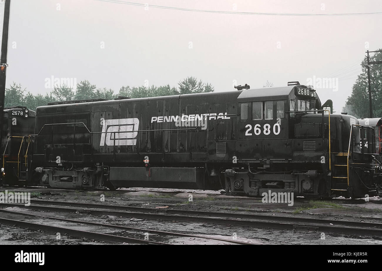 PC 2680 (U25B) at Maybrook, NY on June 21, 1970 (21882765184 Stock Photo - Alamy