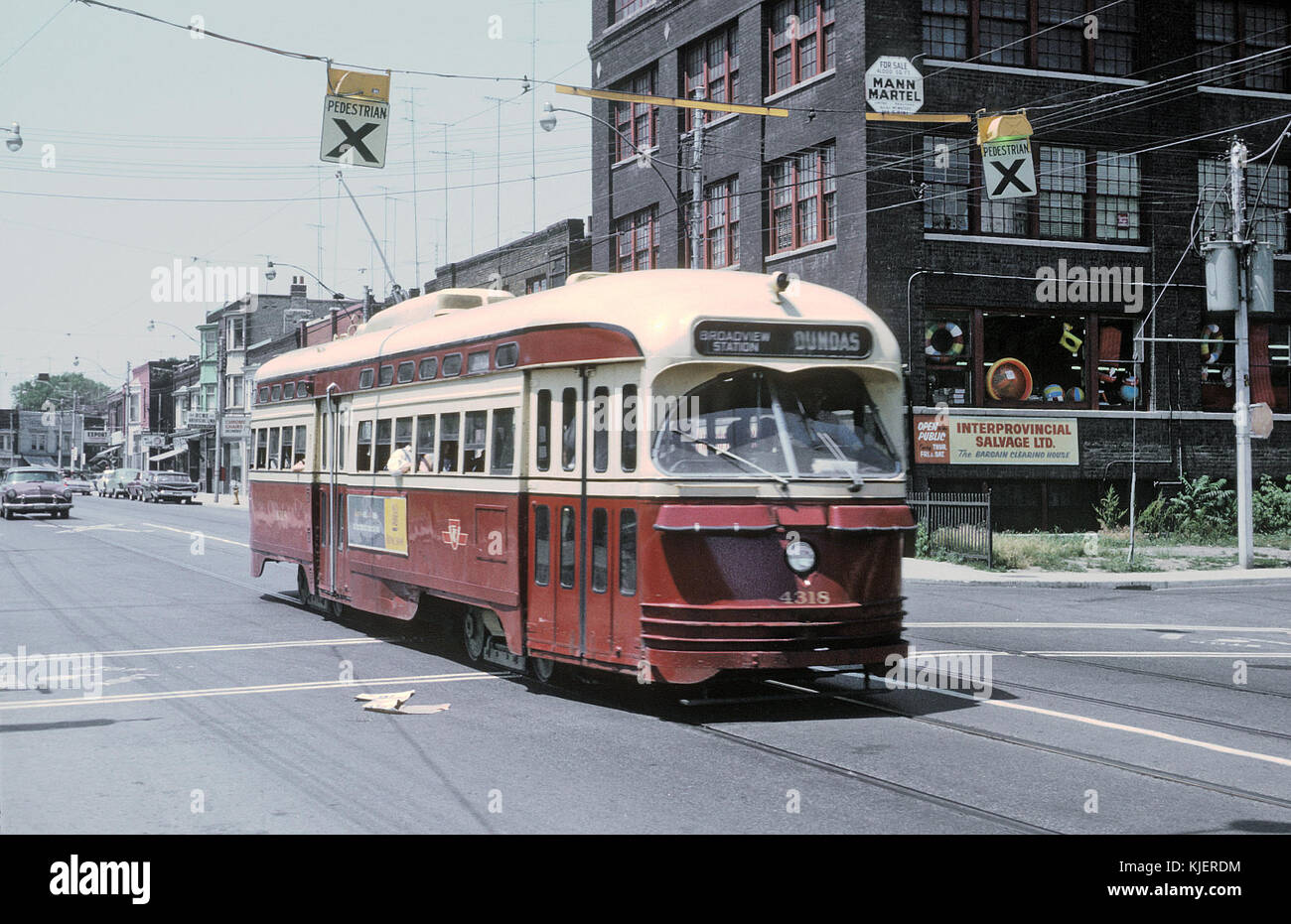 TTC 4315 (PCC) a BROADVIEW STATIION DUNDAS in Toronto, ONT on July 2 ...