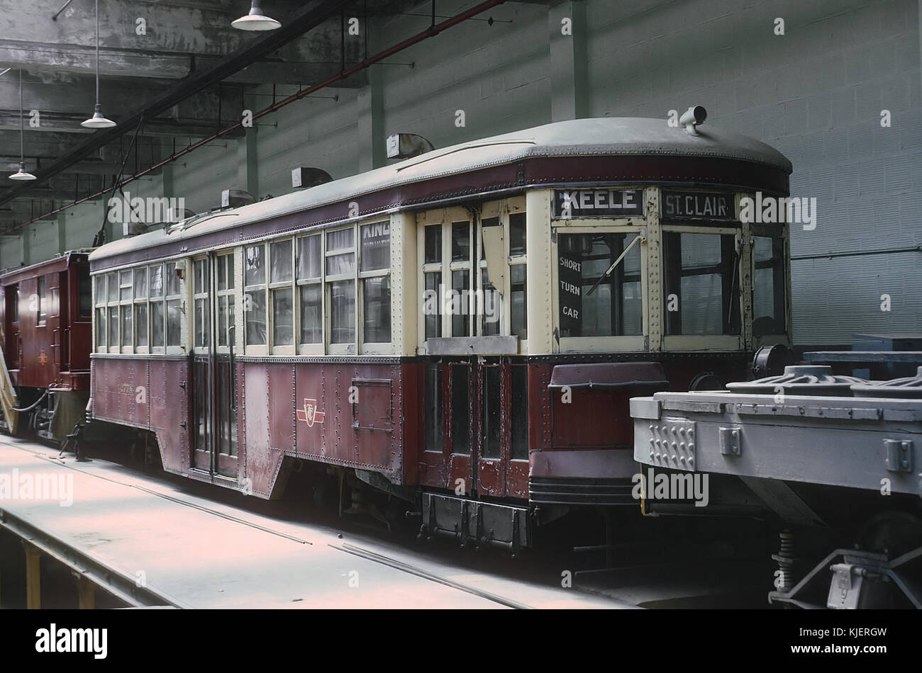 TTC 2778 (Peter Witt) inside St. Clar Division Carhouse in Toronto, ONT ...
