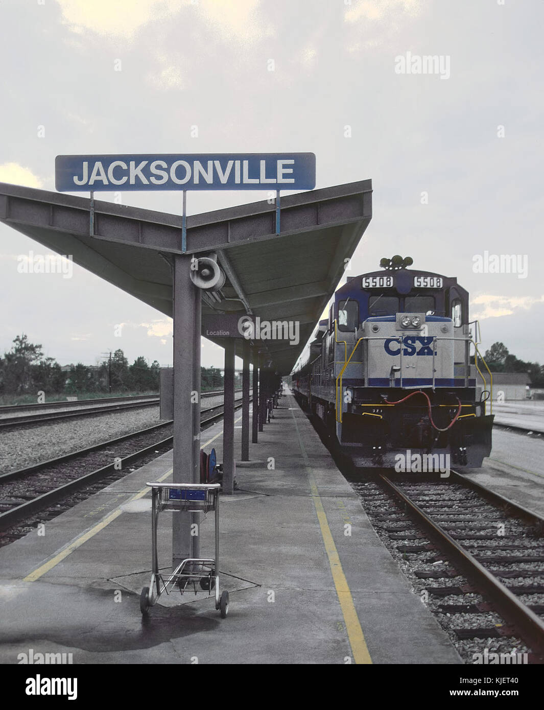 CSX 5508, captured in Jacksonville, Florida, on November 18, 1986, is a ...