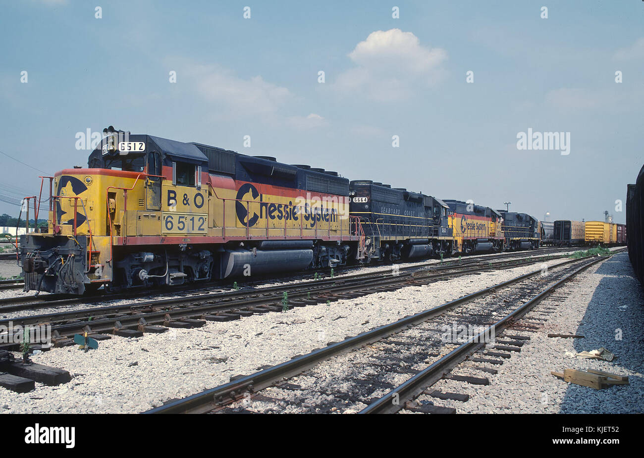 CSX 6512 at Altanta, GA on June 10, 1987 (22148390943 Stock Photo - Alamy