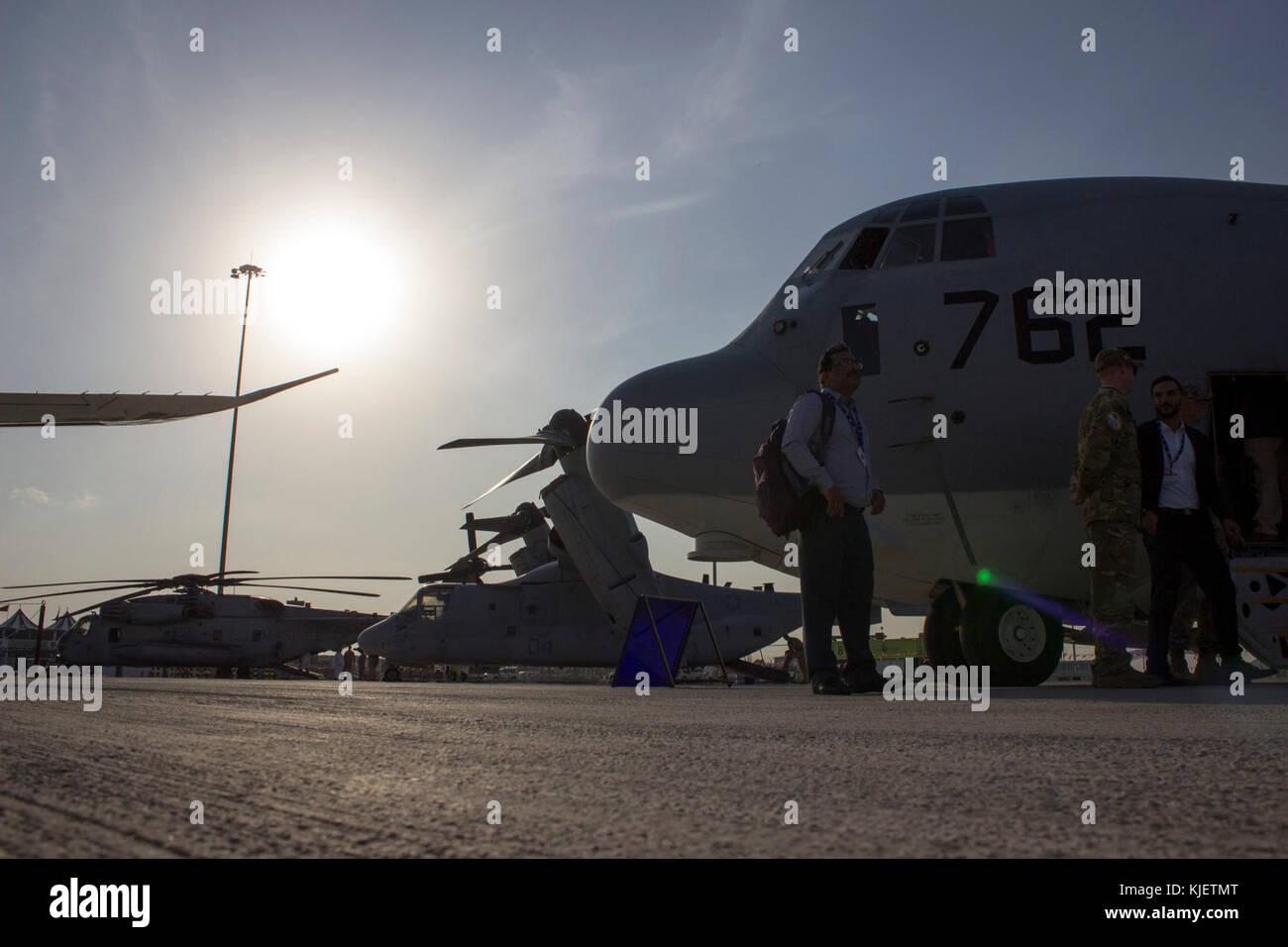 DUBAI WORLD CENTRAL AIRPORT, UNITED ARAB EMIRATES – Airshow patrons ...