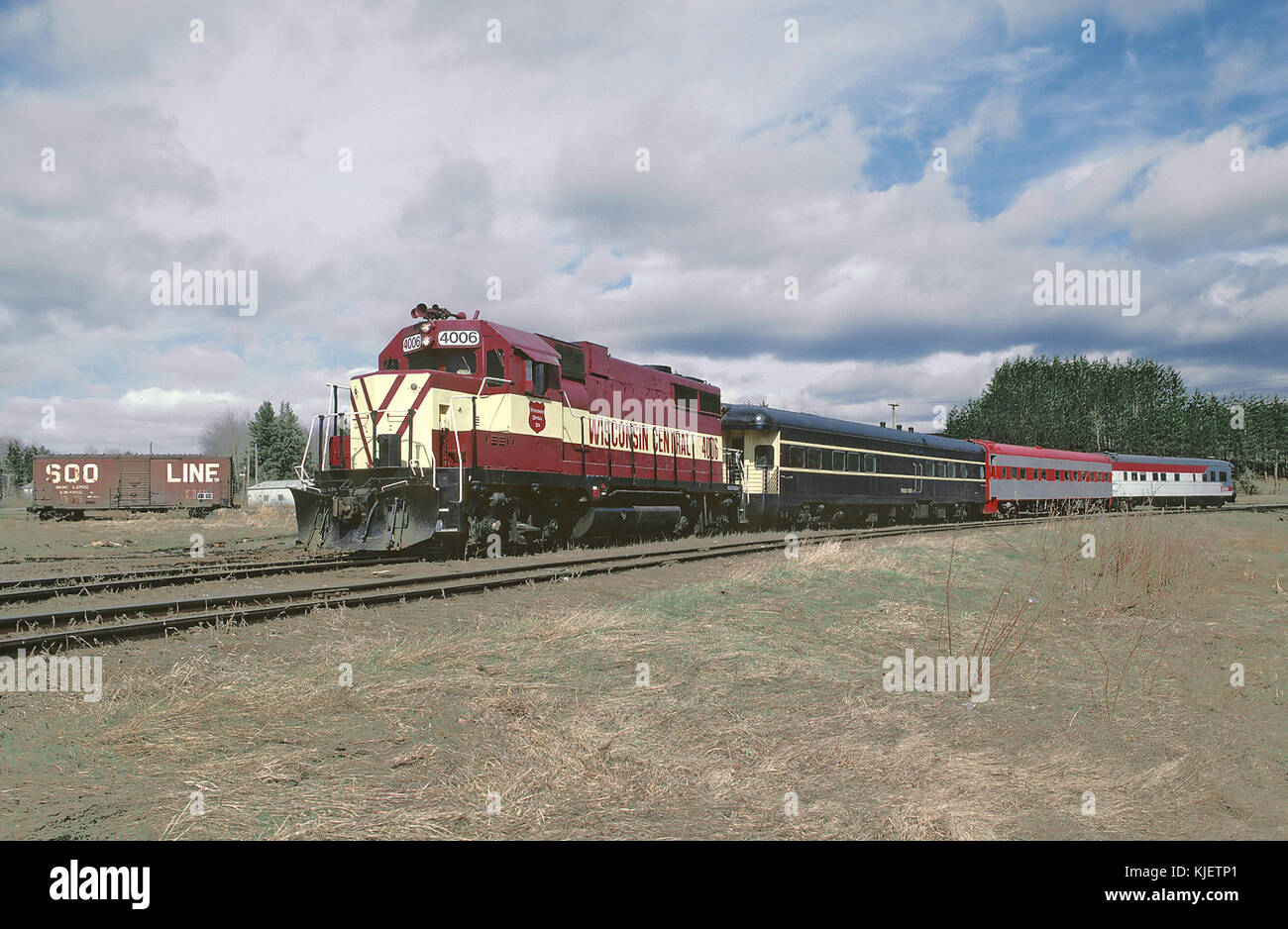 WC29 Wisc. Central Trip to northern Wisc. April 17, 1988 Mellen, Wisc ...