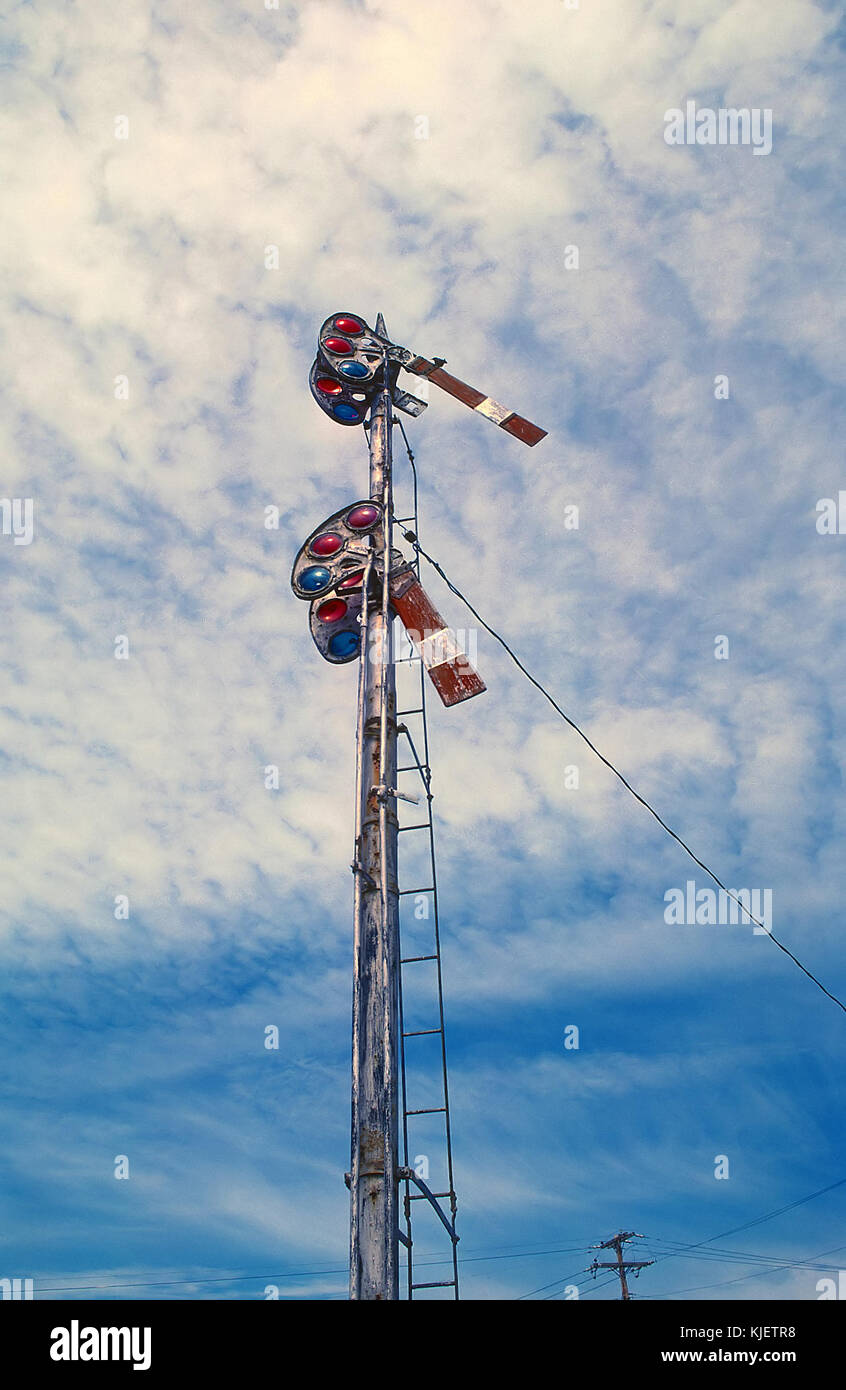 Vermont Railway and D&H Crossing, Center Rutland, VT on June 11, 1988 ...