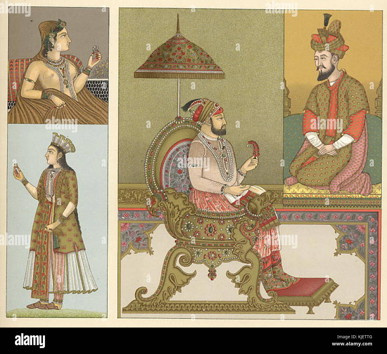 Farrukhsiyar and Babur Stock Photo - Alamy