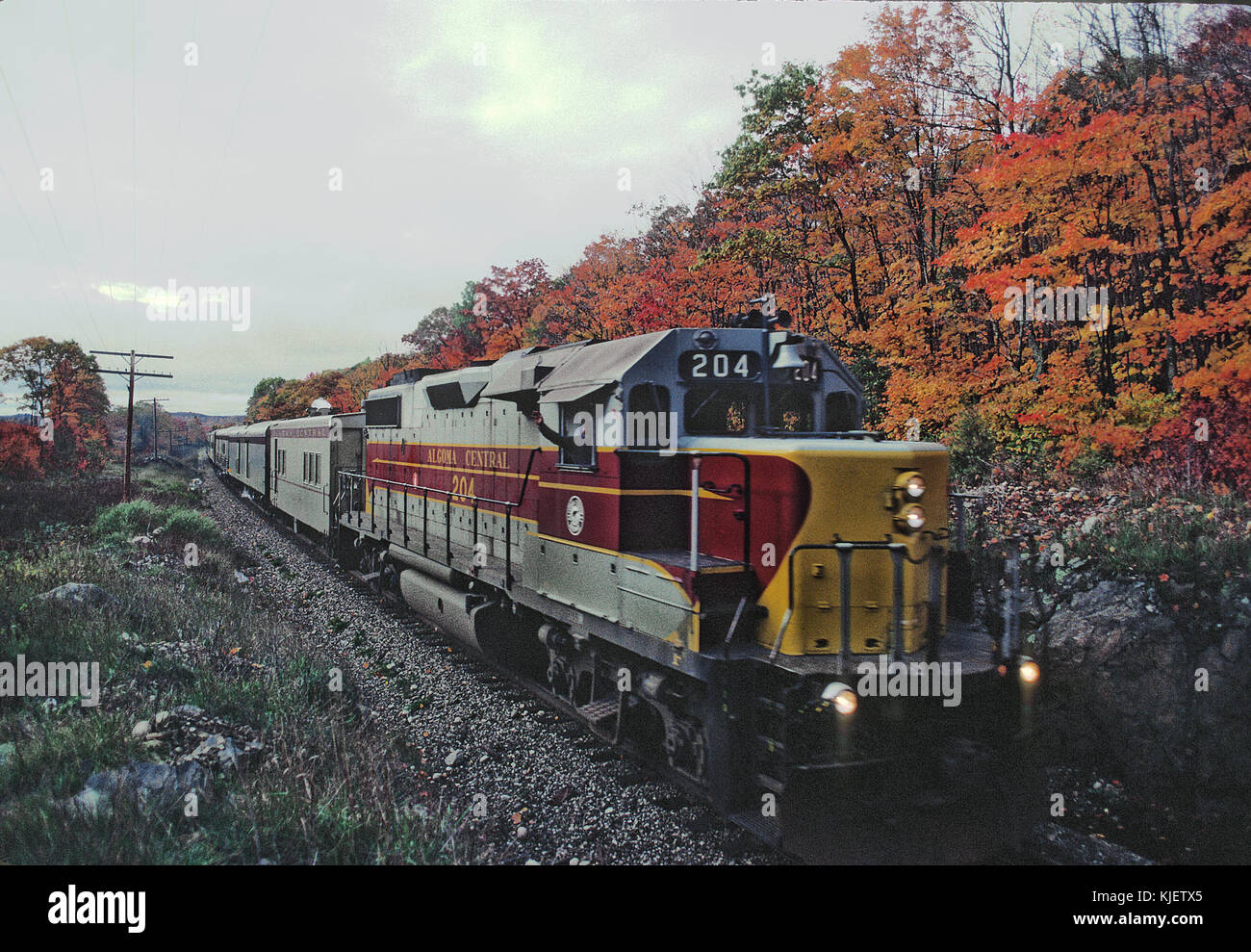 Algoma Central 204 on October 4, 1988 (22543241469 Stock Photo - Alamy