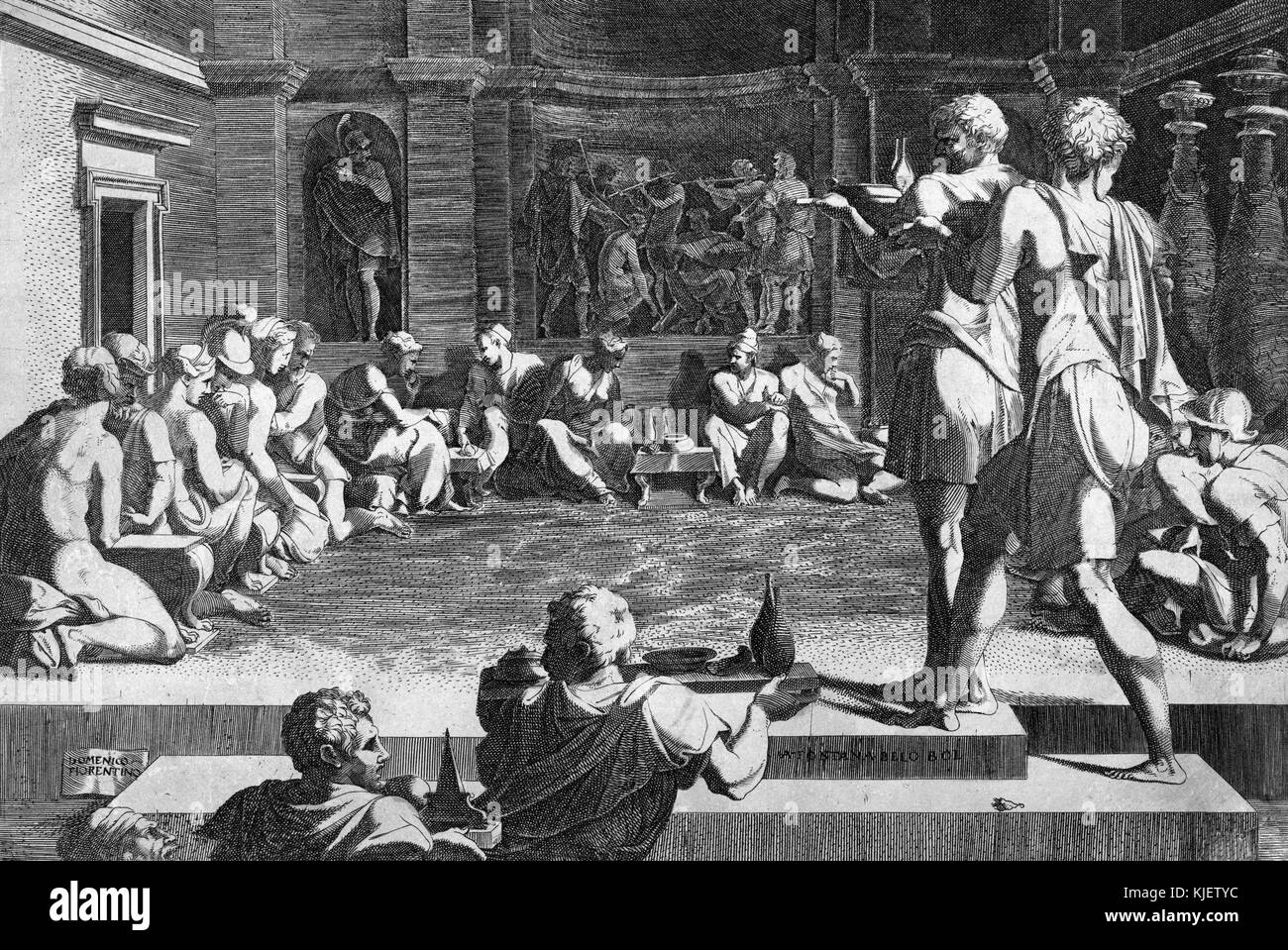 Stone carving alexander the great Black and White Stock Photos & Images ...