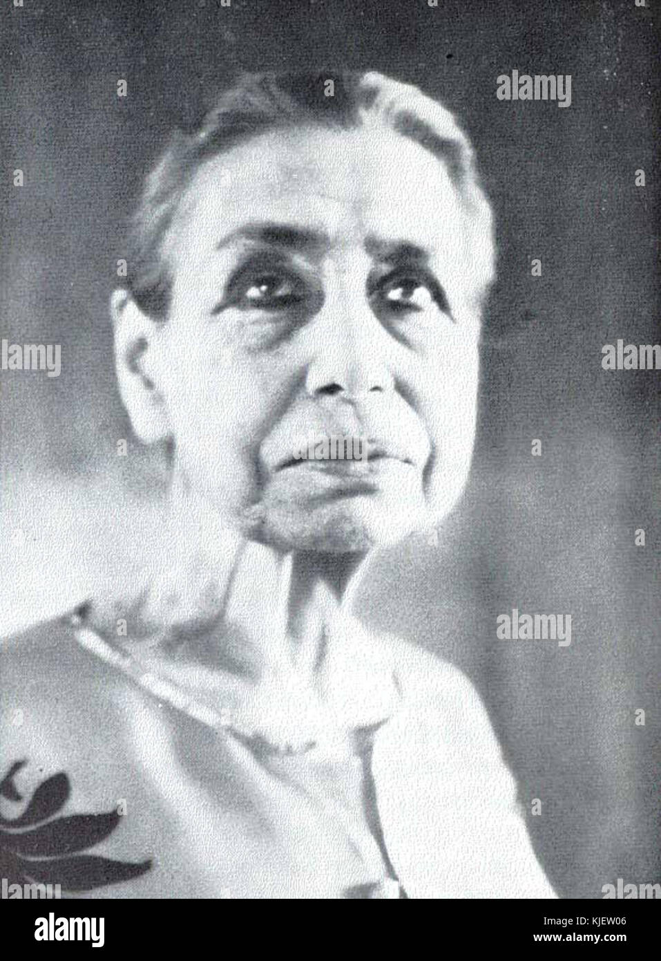 Divine mother (mirra alfassa Stock Photo - Alamy