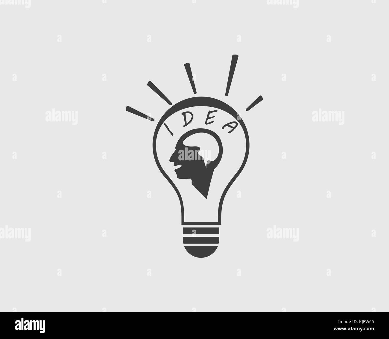 Idea Generation Icon. Man head symbol in bulb Stock Vector Image & Art ... Idea Generation Icon. Man head symbol in bulb Stock Vector Image & Art ...