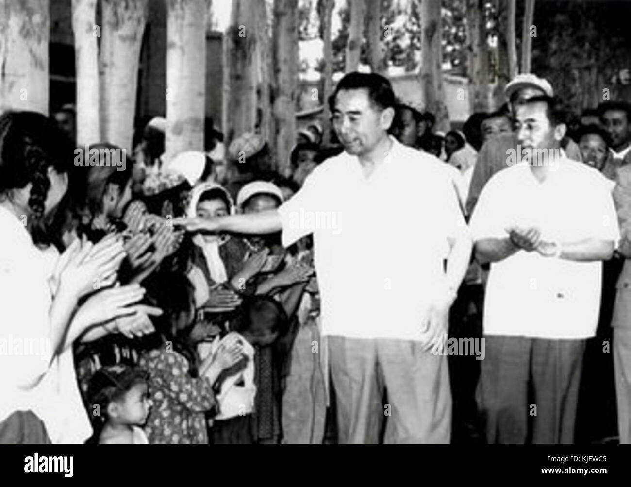 Zhou Enlai and Saifuddin Azizi in Xinjiang Stock Photo - Alamy
