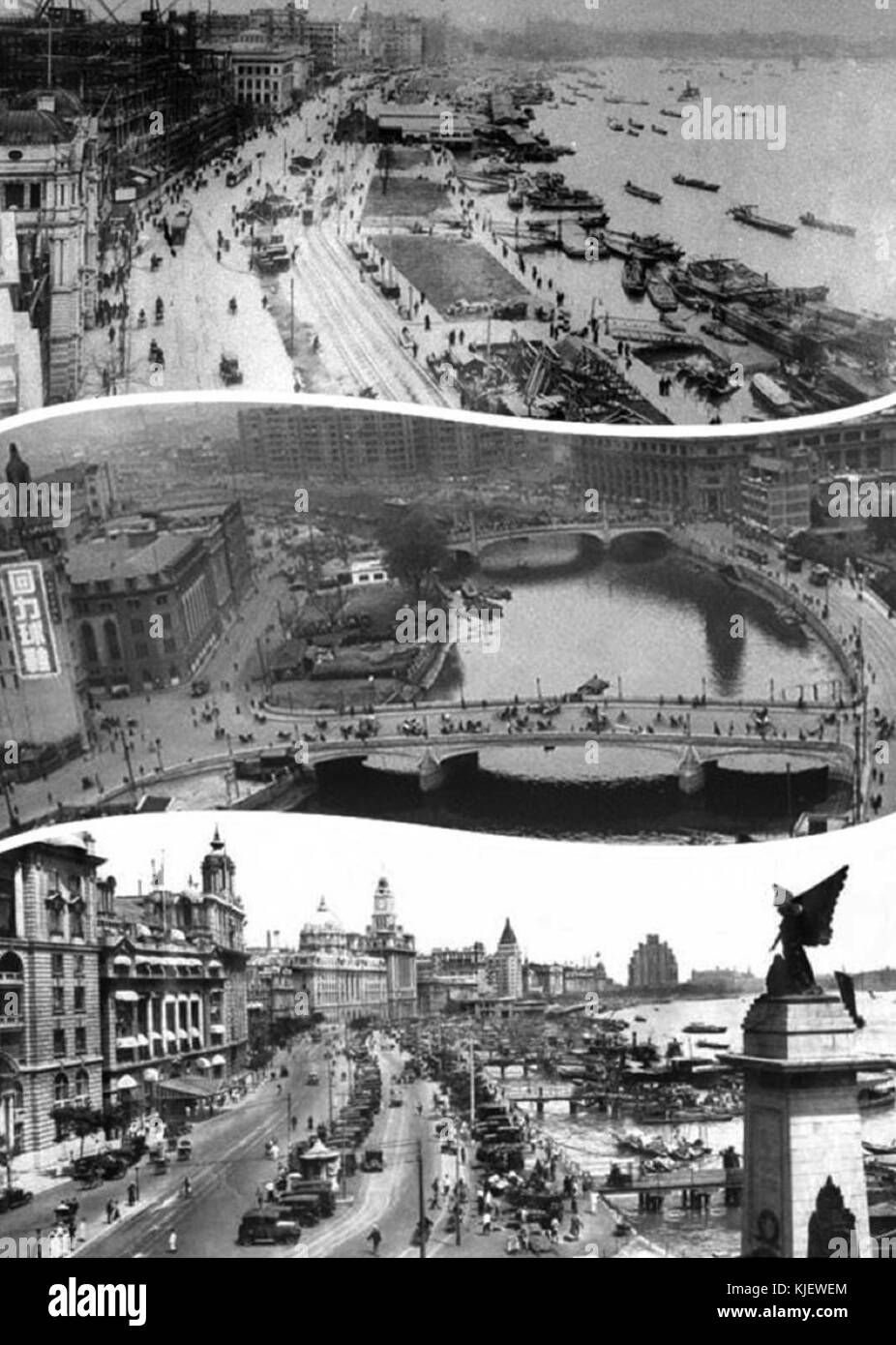 Vintage shanghai illustration Black and White Stock Photos & Images - Alamy