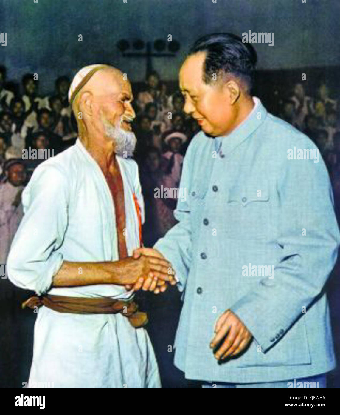 Kurban Tulum meet Mao Zedong Stock Photo - Alamy