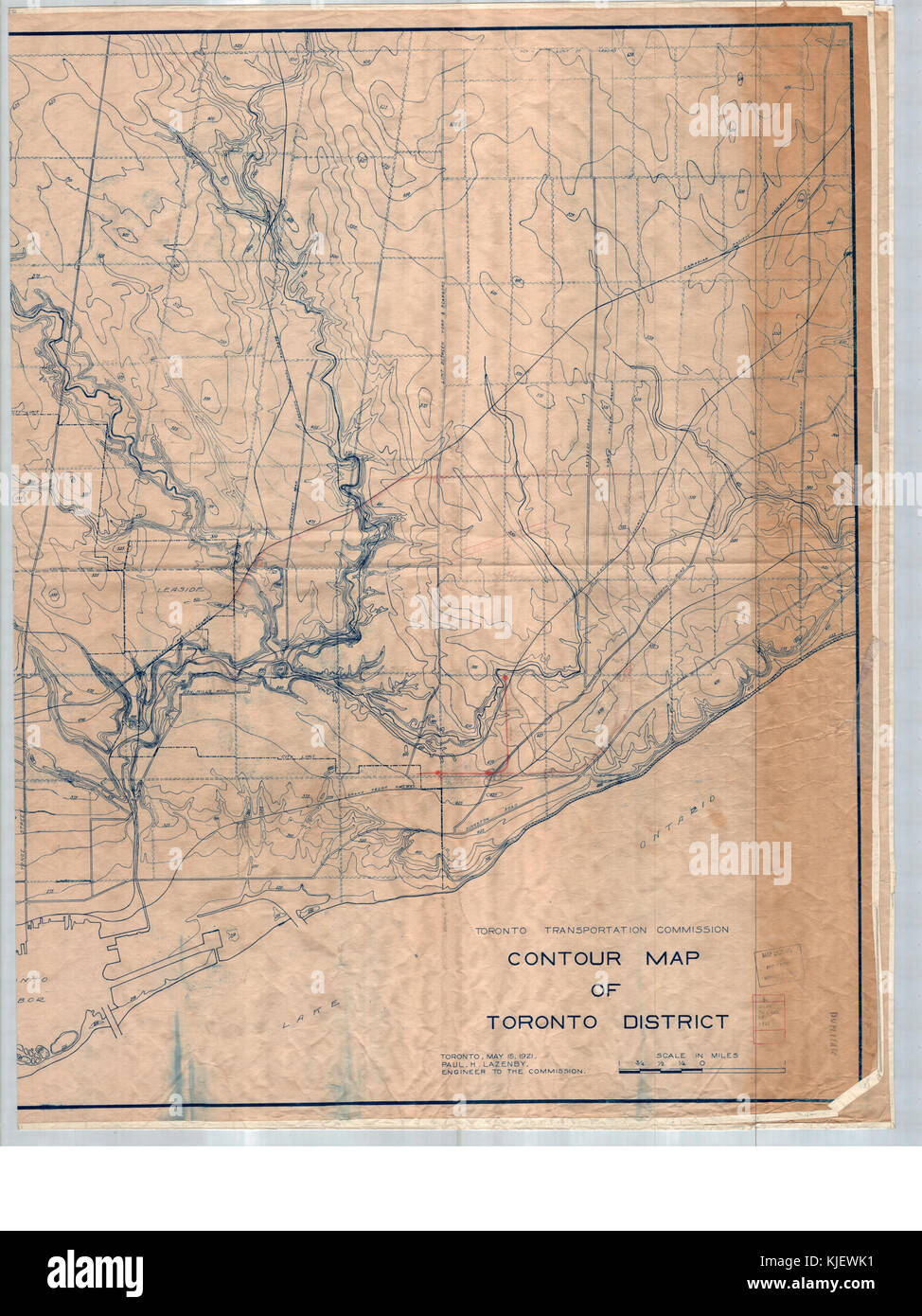 Map of toronto hi-res stock photography and images - Alamy