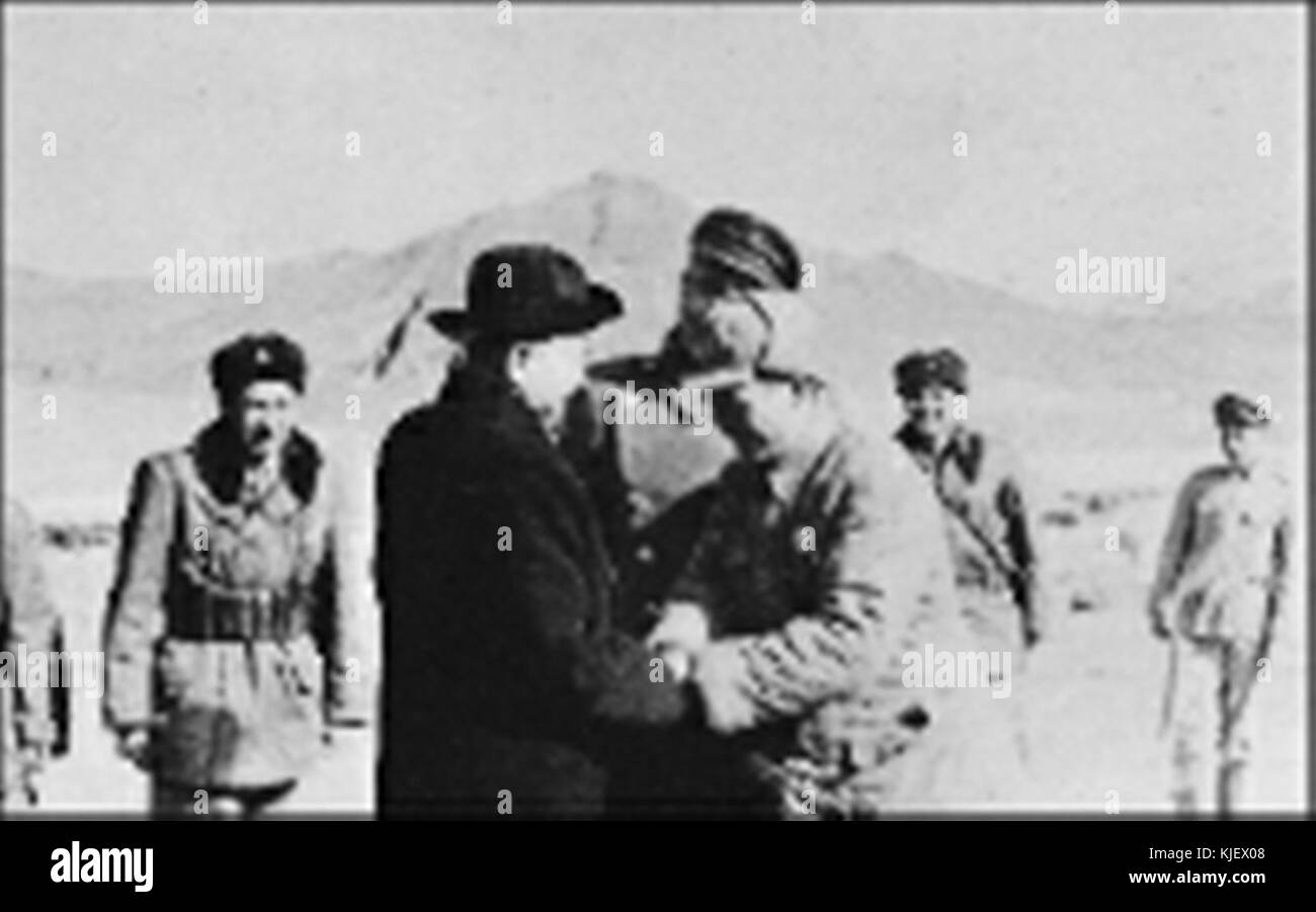 Burhan Shahidi welcomes the PLA entering Urumqi Stock Photo - Alamy
