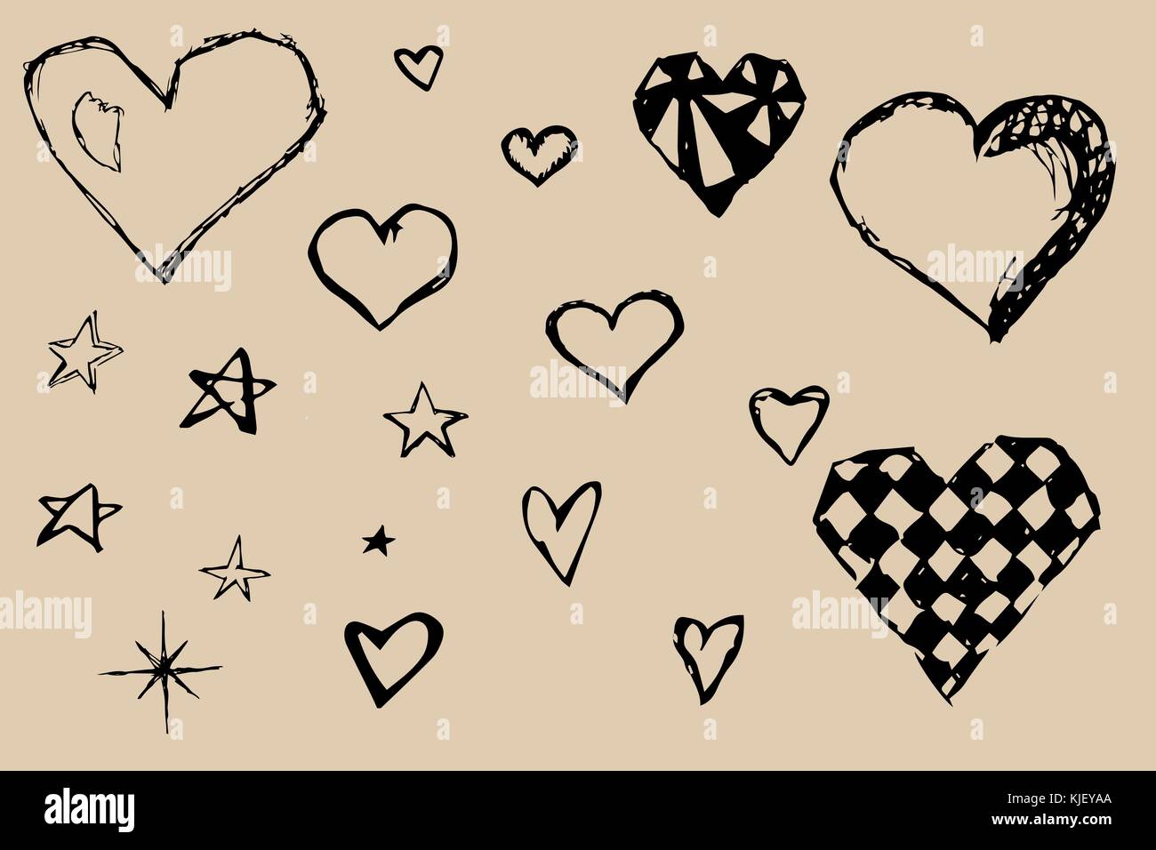 Simple Heart Designs To Draw On Paper