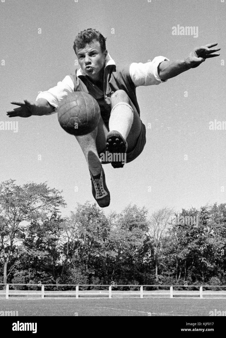 Harald Nielsen (football)3cr Stock Photo - Alamy