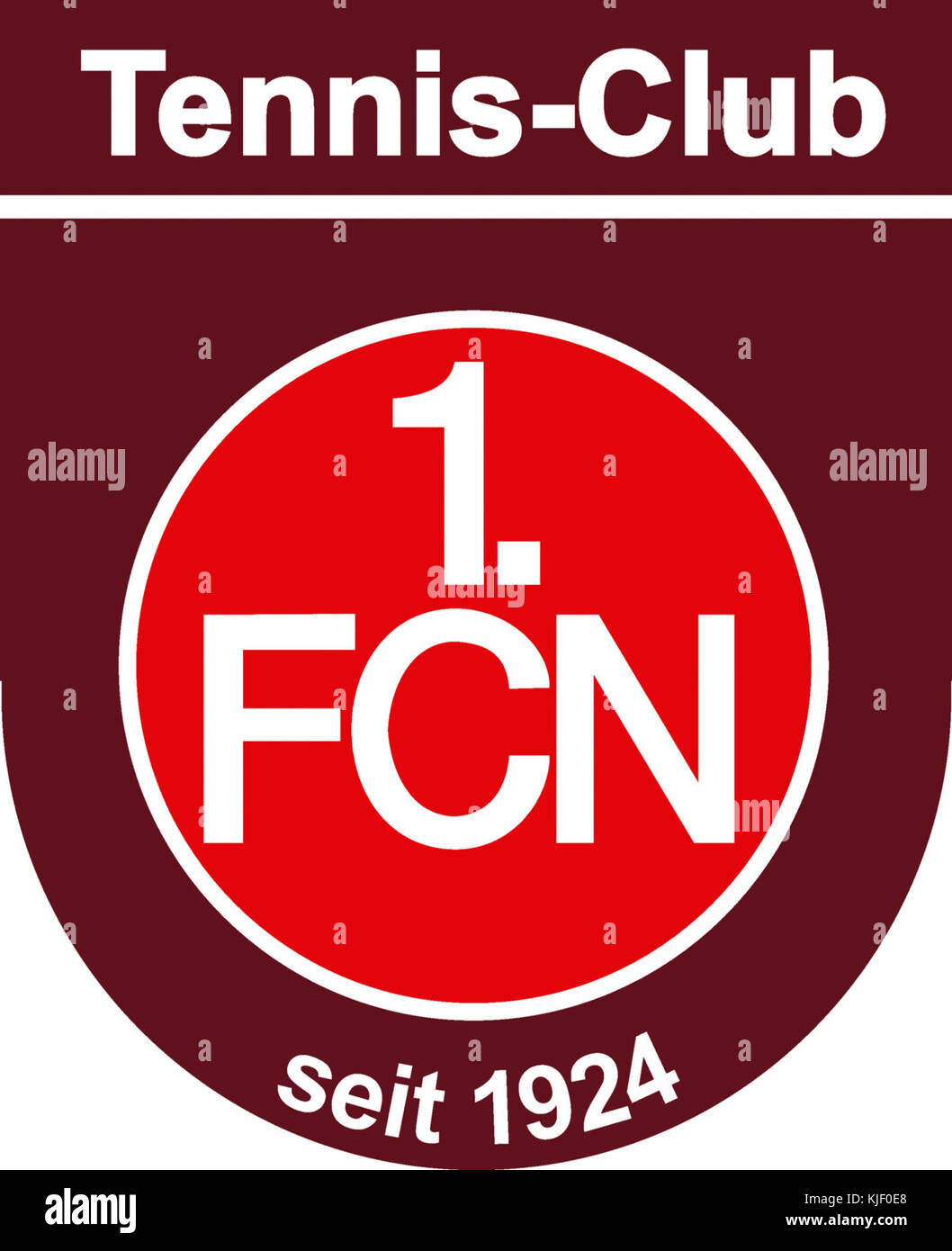 1 FC Nuernberg Tennis Logo Stock Photo - Alamy