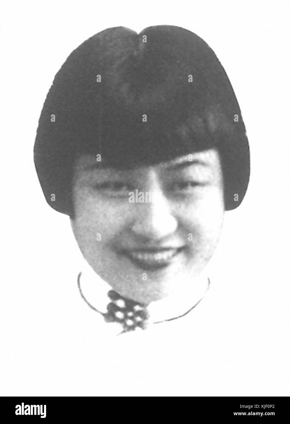 A portrait or photograph of Yang Jiang, taken in 1932. Yang Jiang was a ...